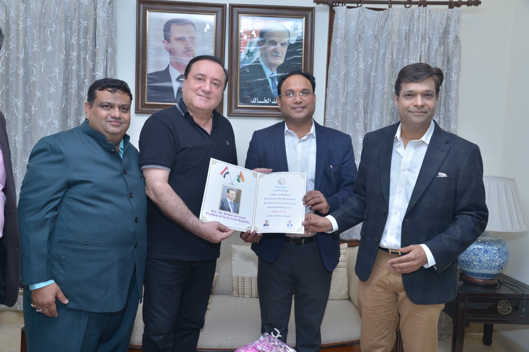 DIWALI CELEBRATIONS AT SYRIAN AMBASSADOR'S RESIDENCE - GLOBAL TRADE ...