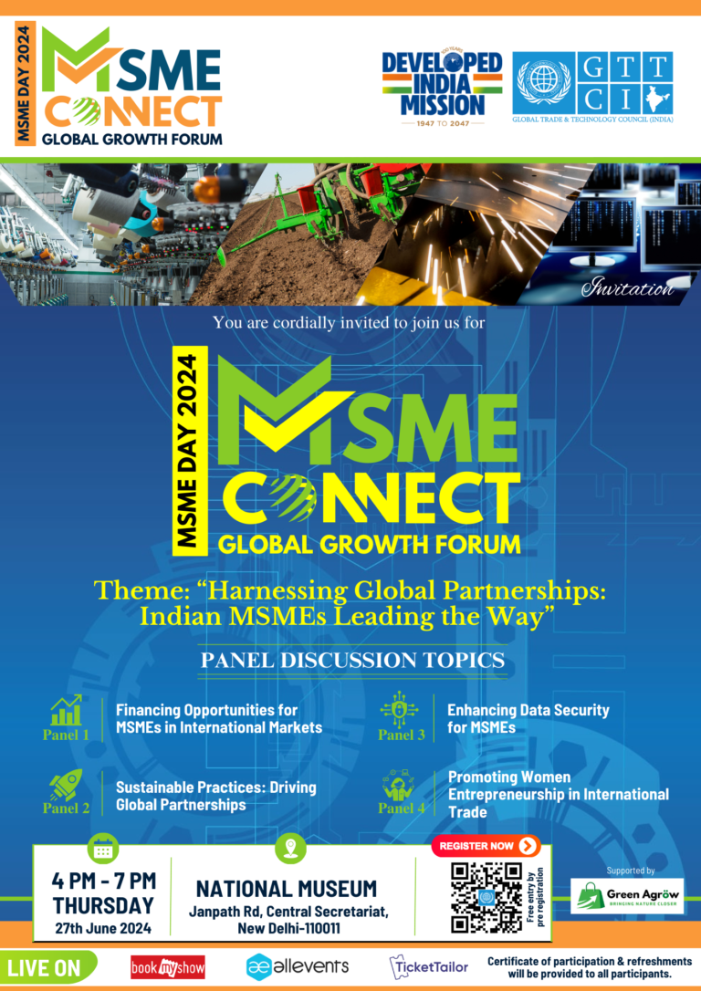 MSME Connect : Global Growth Forum - GLOBAL TRADE & TECHNOLOGY COUNCIL ...